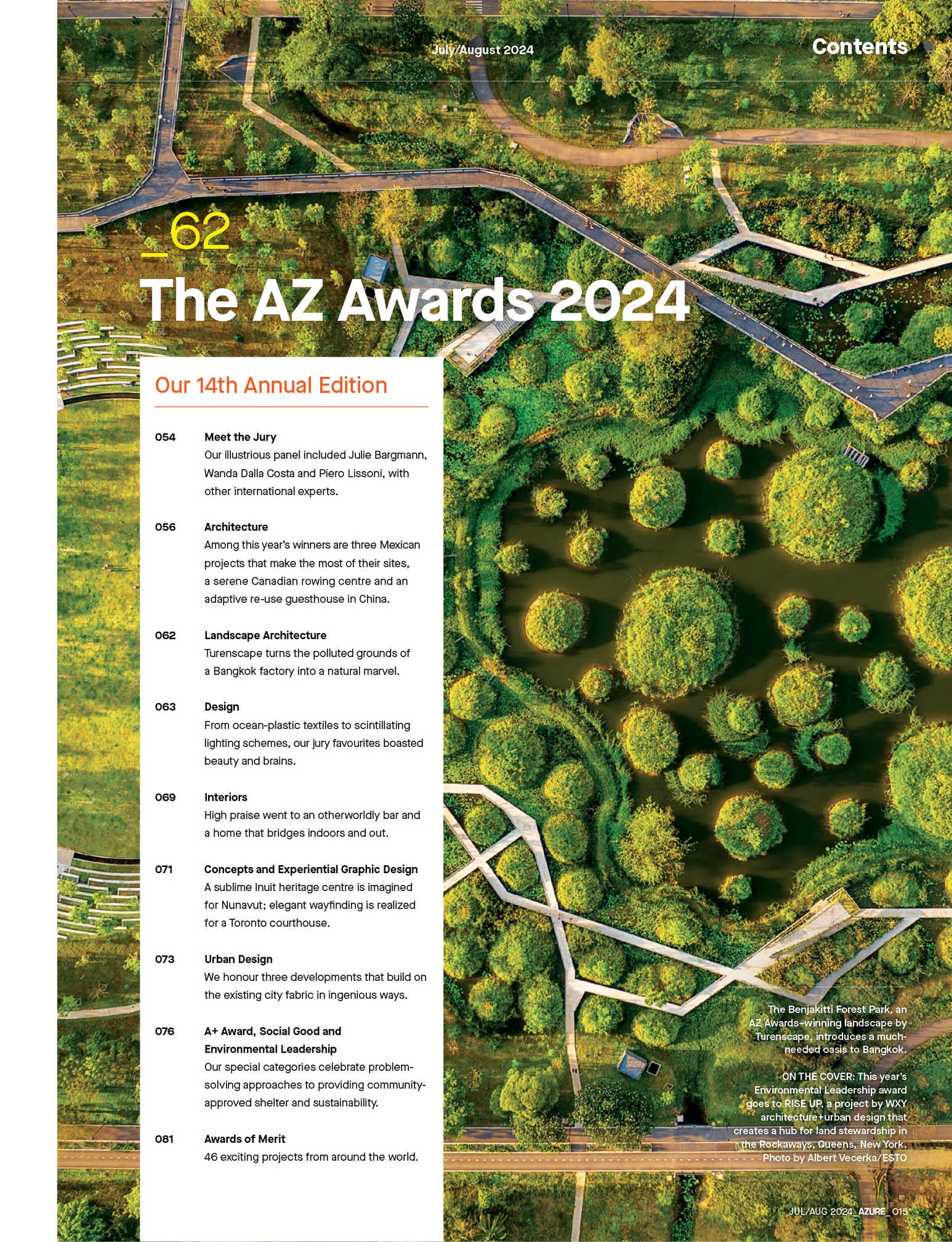 The Annual AZ Awards Issue | July/August 2024– AZURE | Designlines